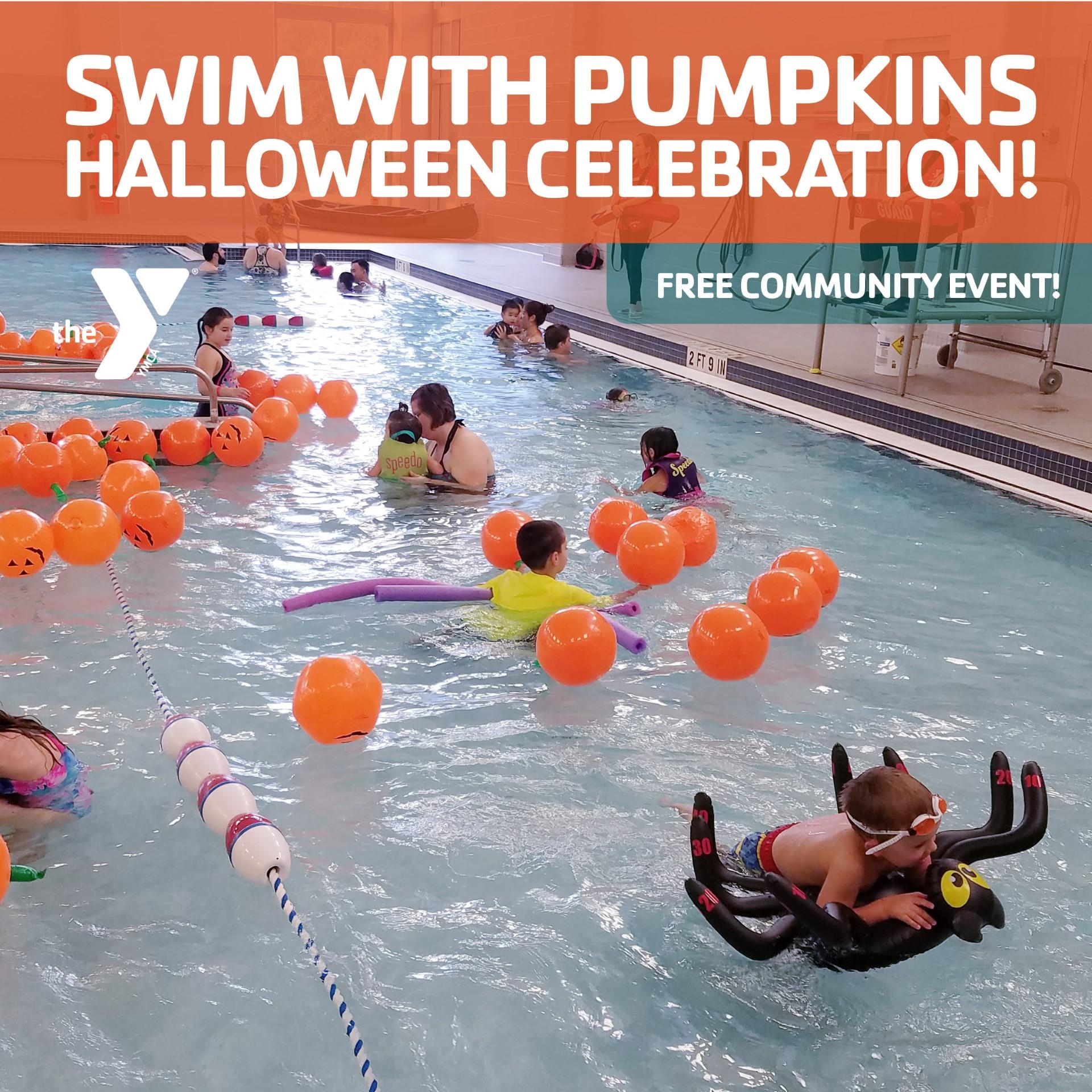 Swim With Pumpkins | YMCA Hartford